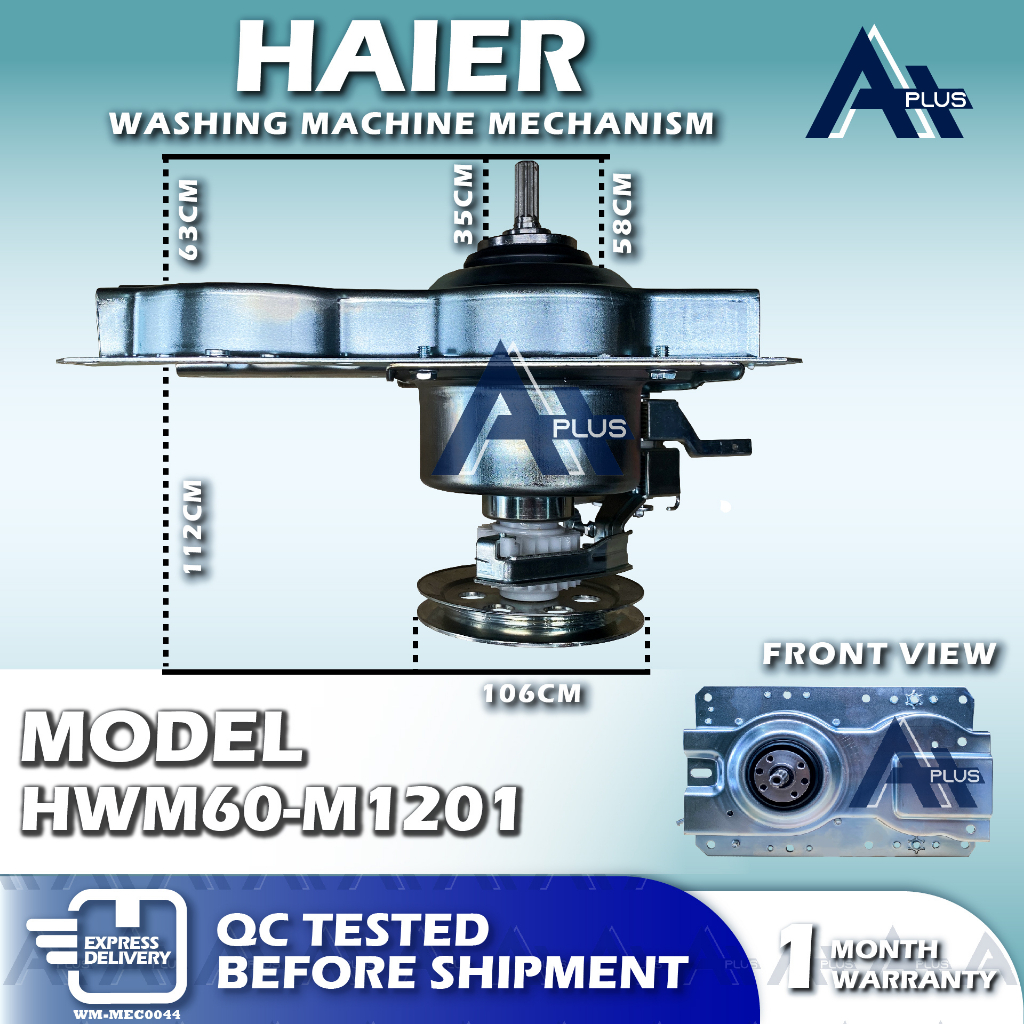HWM60-M1201 HAIER Washing Machine Mechanism GEARBOX GEAR BOX HWM60M1201 ...