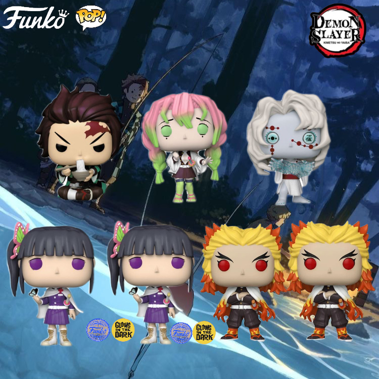 Funko Pop Vinyl Animation Number 1304 1305 1306 1307 1308 Demon Slayer Kimetsu No Yaiba ...