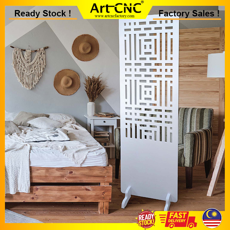 💜Elegant Series Single Panel Partition MDF Board/ Screen / Room Divider ...