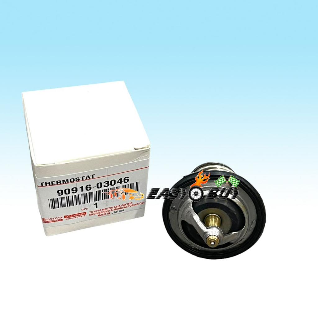 ORIGINAL TOYTOA Coolant Thermostat + Sealing Ring for 90916-03046 ...