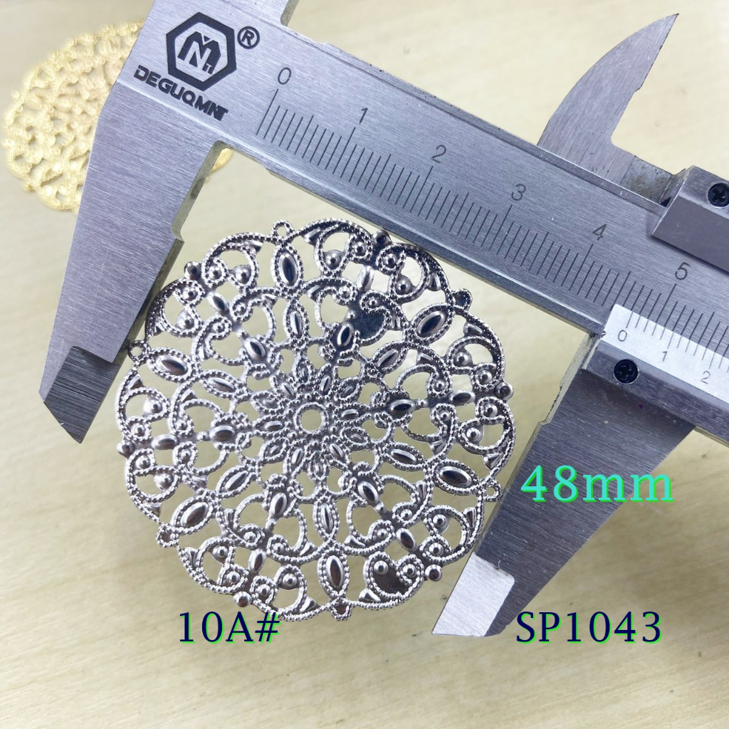 Part 1: 5PCS, Kerawang, Dokoh Besi, Filigree Metal Craft Jewerly for ...