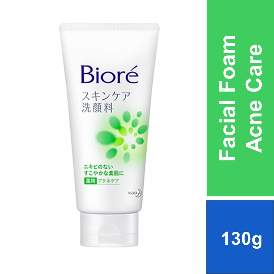 Biore Skin Caring Facial Foam Oil Acne Care 130g | Shopee Malaysia