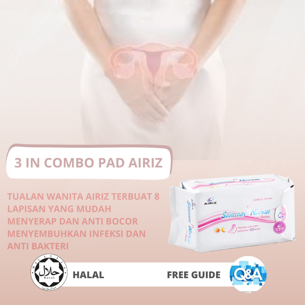 AIRIZ NIGHT PEMBALUT HERBAL WANITA || ANTI KANKER SERVIKS | Shopee Malaysia