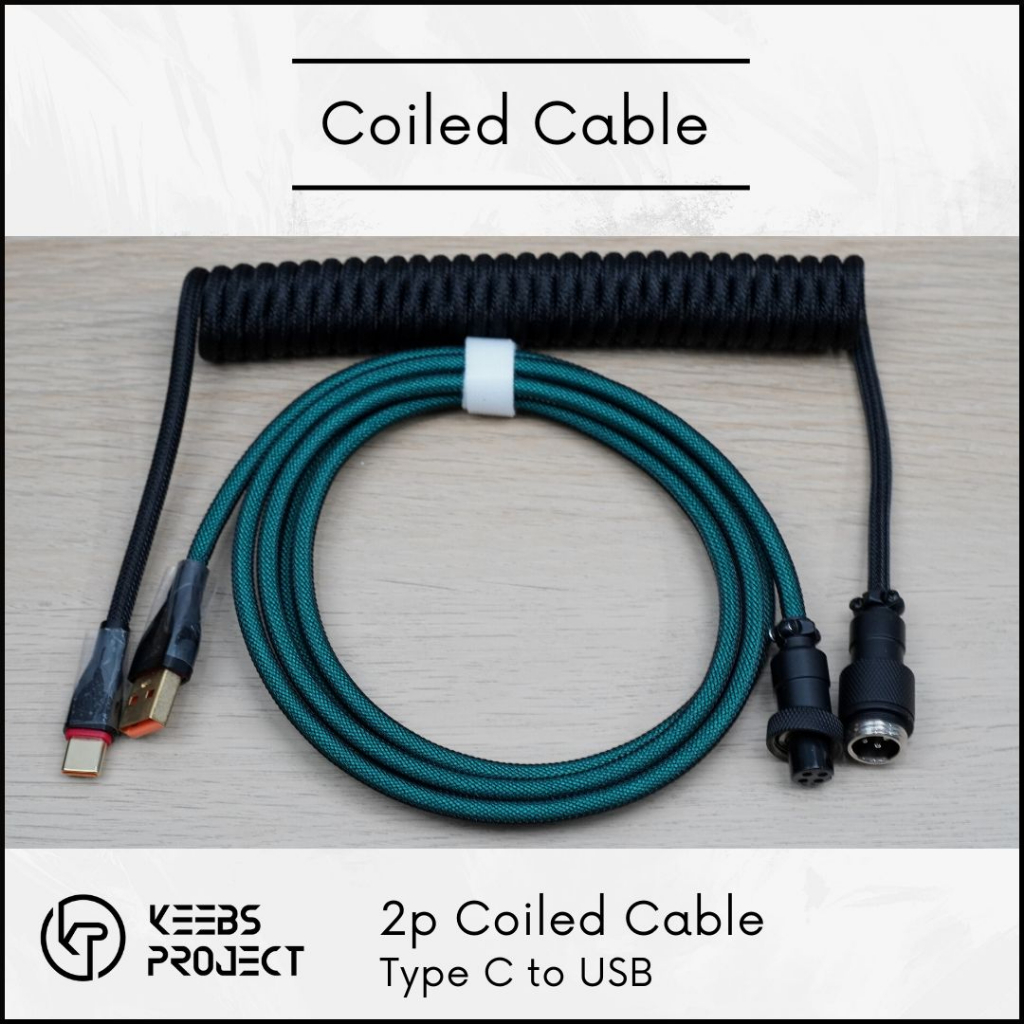 [𝗥𝗘𝗔𝗗𝗬 𝗦𝗧𝗢𝗖𝗞] Custom Coiled Cables for Mechanical Keyboards | Eva ...