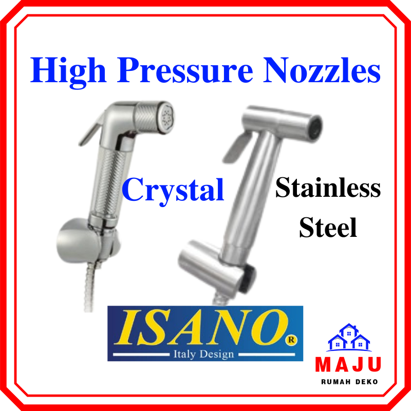 MAJU High Pressure Nozzles ISANO Toilet Hand Spray Bidet Garden Car ...
