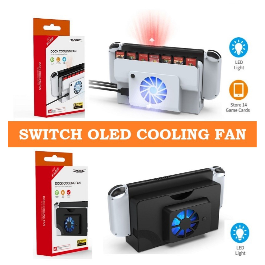 Dobe Nintendo Switch OLED Dock Cooling Fan TV Station Cooler TNS1136 ...