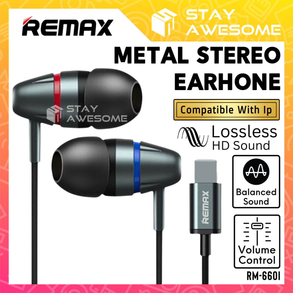 REMAX Gaming Wired In Ear Earphone With Mic Super Bass Noise Noice ...