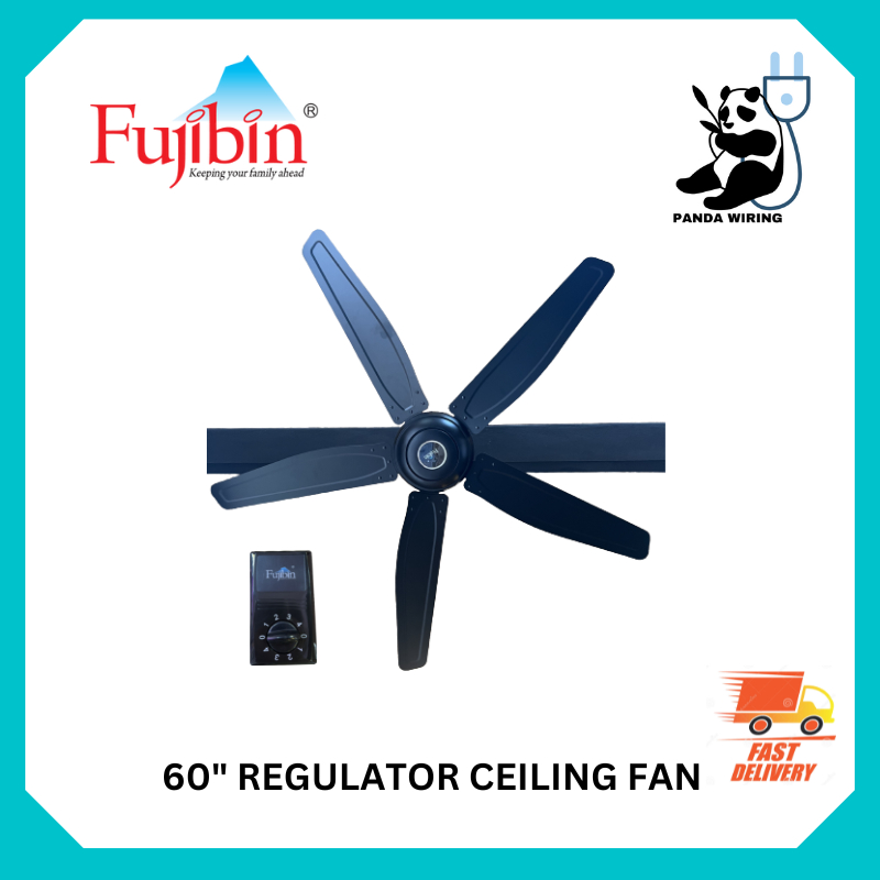 [SIRIM]FUJIBIN FBCF-60B5 60" Ceiling Fan/Siling Kipas With 4 Speeds fan ...