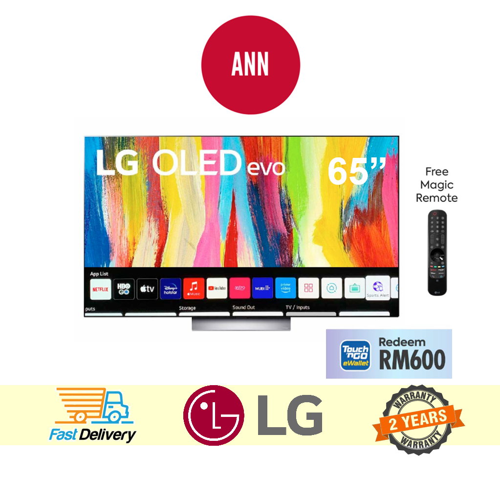 [RM600 REBATE BY LG] LG C2 65 Inch 4K Smart OLED EVO TV with AI ThinQ ...