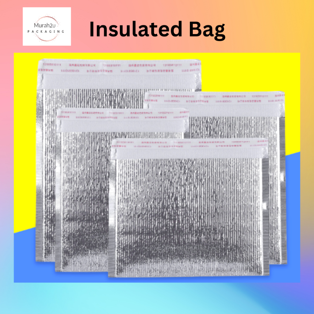 10pcs Sealable Insulated Bag/ 保温袋/ 保冷袋 Aluminum Bag/ Insulation Bag ...