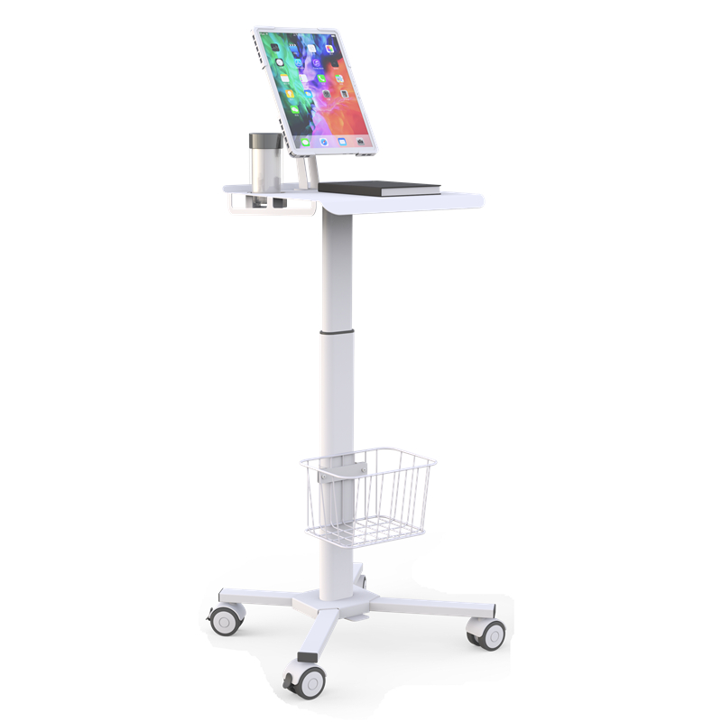 All-in-one workstation Height Adjustable Mobile Medical Laptop Cart ...