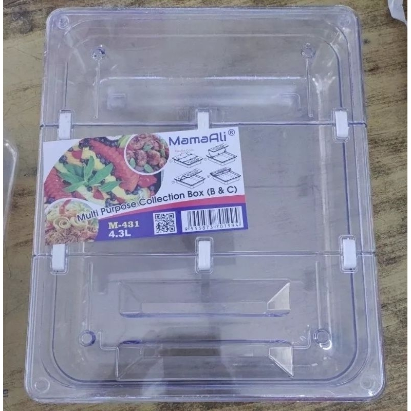 Bekas Transparent /Plastic Tray/Plastic Basin /Bekas 4Segi/Food pan ...