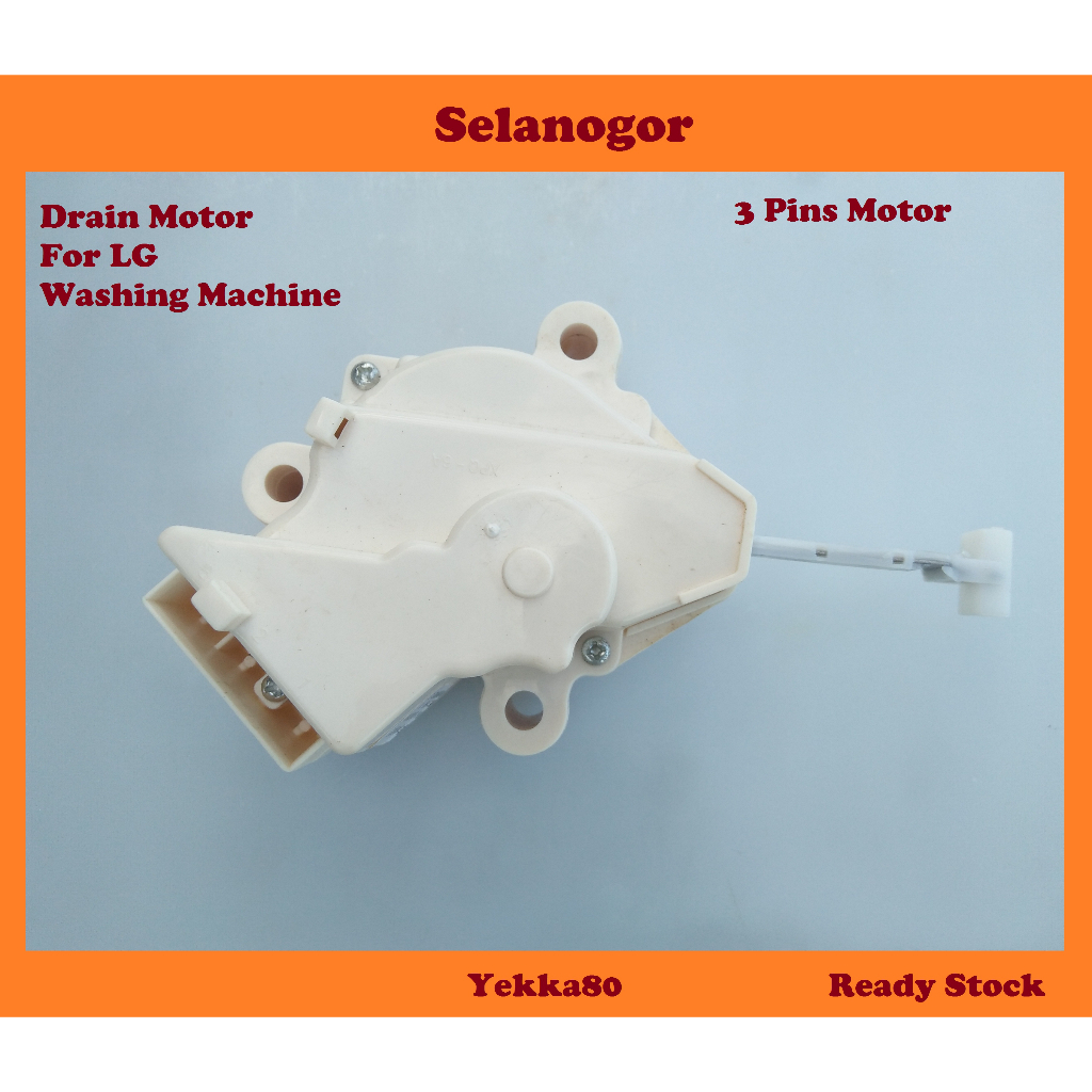 LG Washing Machine Drain Motor 3pins | Shopee Malaysia