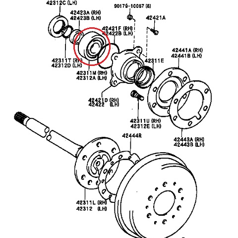 TOYOTA MULTIPLE MODEL REAR AXLE SHAFT BEARING | Shopee Malaysia