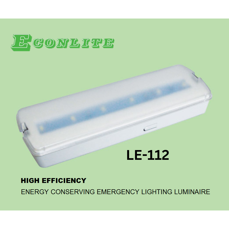 [ECONLITE] LE 112 LED EMERGENCY LIGHT (BOMBA APPROVED) | Shopee Malaysia