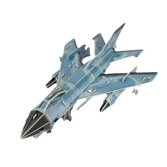 3D Puzzle of Navy Model Puzzle 3D Puzzle Jet Fighter Puzzle Mainan ...
