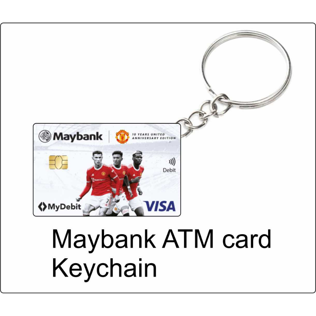 maybank atm card keychain 2d | Shopee Malaysia