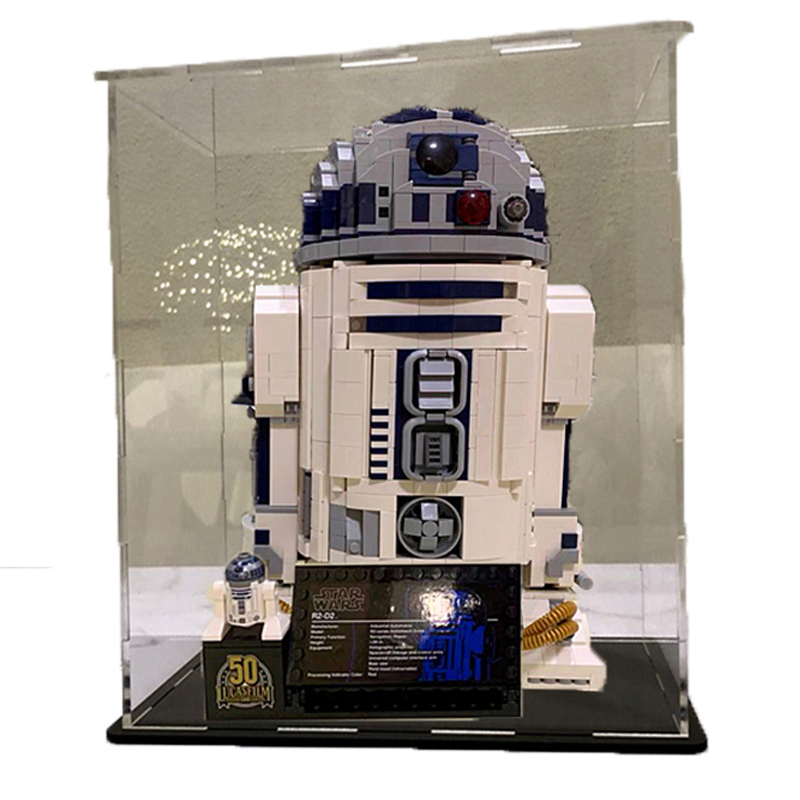 Acrylic Display Case/ Box (25 x 25 x 35 cm) for Lego 75104 75308 75335 ...