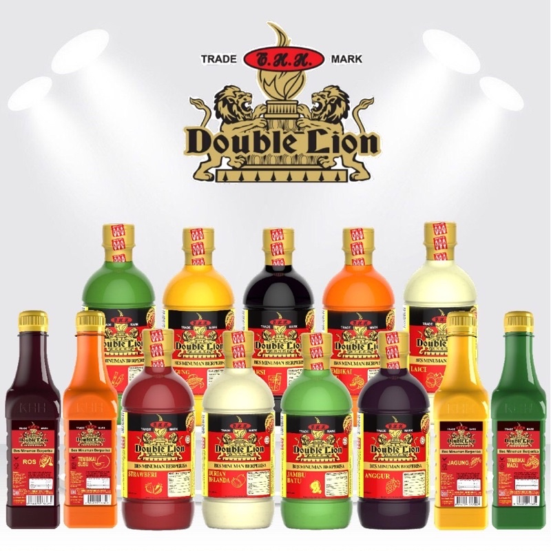 Double Lion Flavoured Concentrade / Bes Minuman Berperisa 495ML ...