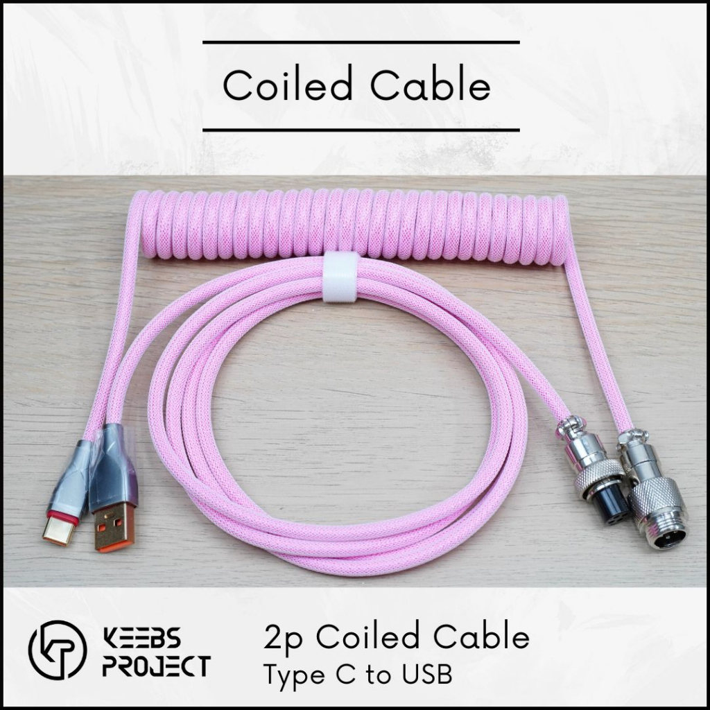 [𝗥𝗘𝗔𝗗𝗬 𝗦𝗧𝗢𝗖𝗞] Custom Coiled Cables for Mechanical Keyboards | Eva ...