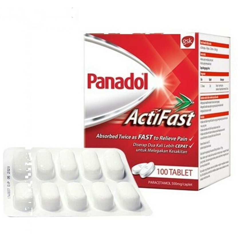Panadol (Actifast / Regular/ Soluble/ Optizorb/ Extend) 10 Tablets ...