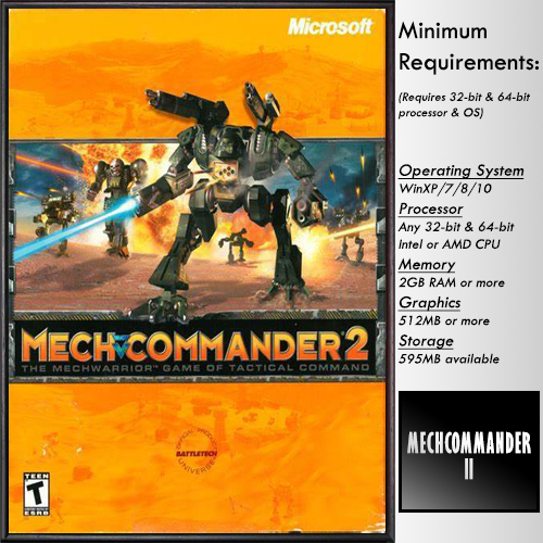 MechCommander 2 [VINTAGE PC GAMES] [DIGITAL DOWNLOAD] | Shopee Malaysia