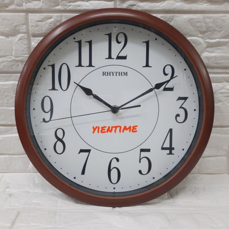 100% ORIGINAL RHYTHM AMG008N313 WALL CLOCK / JAM DINDING RHYTHM ...