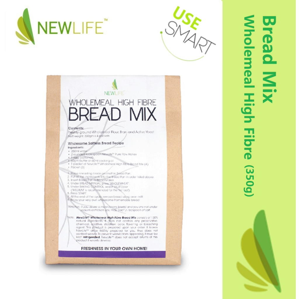 NewLife™ Bread Mix - Wholemeal High Fibre (350g) | Shopee Malaysia
