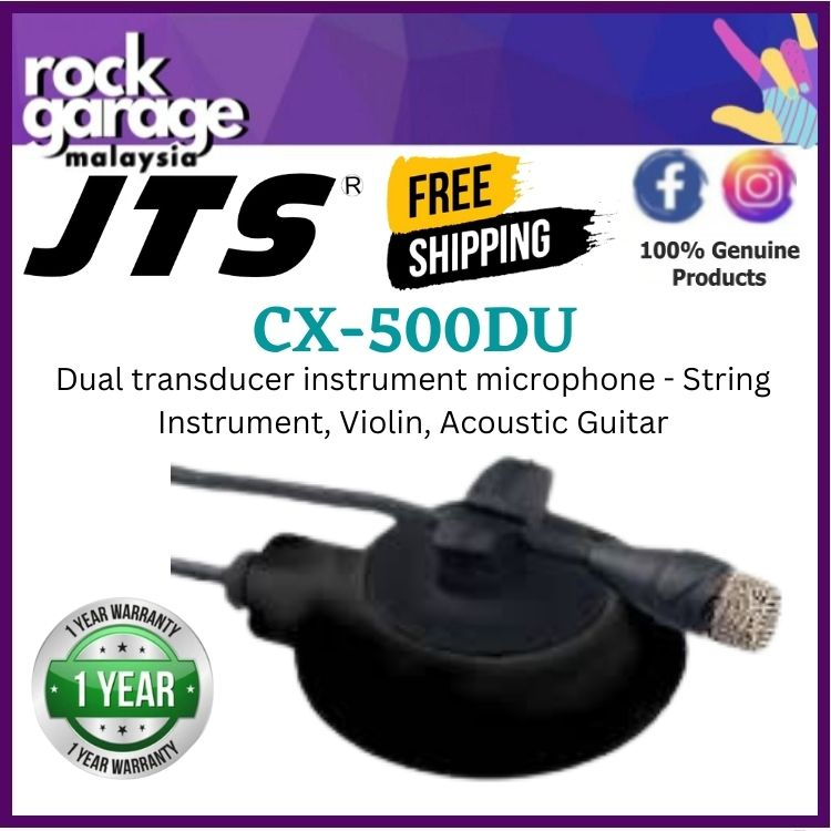JTS CX-500DU Dual transducer instrument microphone - String Instrument ...