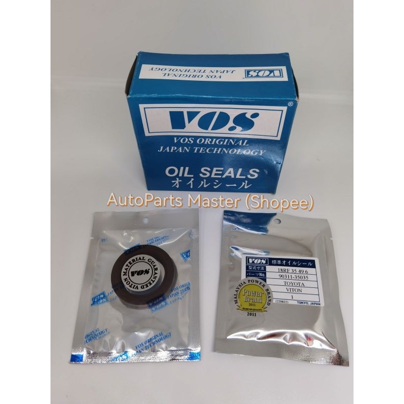 VOS Viton Timing Oil Seal 18RF 35X49X6 (90311-35035) | Shopee Malaysia