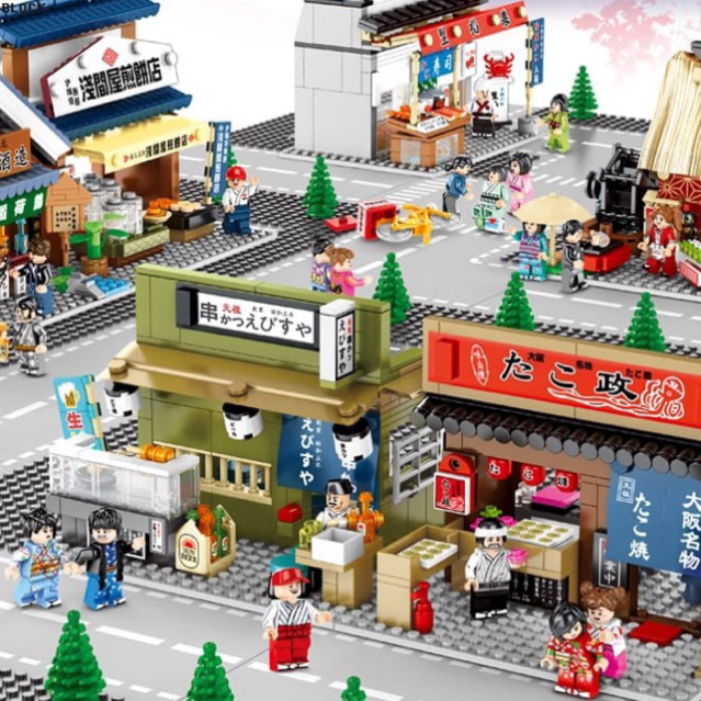 Sembo Block Building Blocks Mini Street Series 601084 (409pcs) | Shopee ...