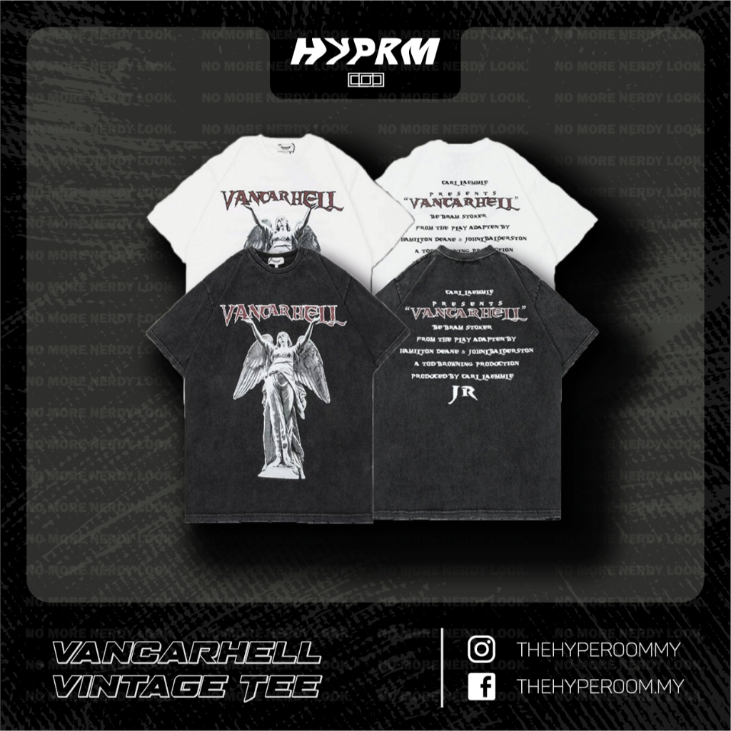 Vancarhell Vintage TEE | Shopee Malaysia