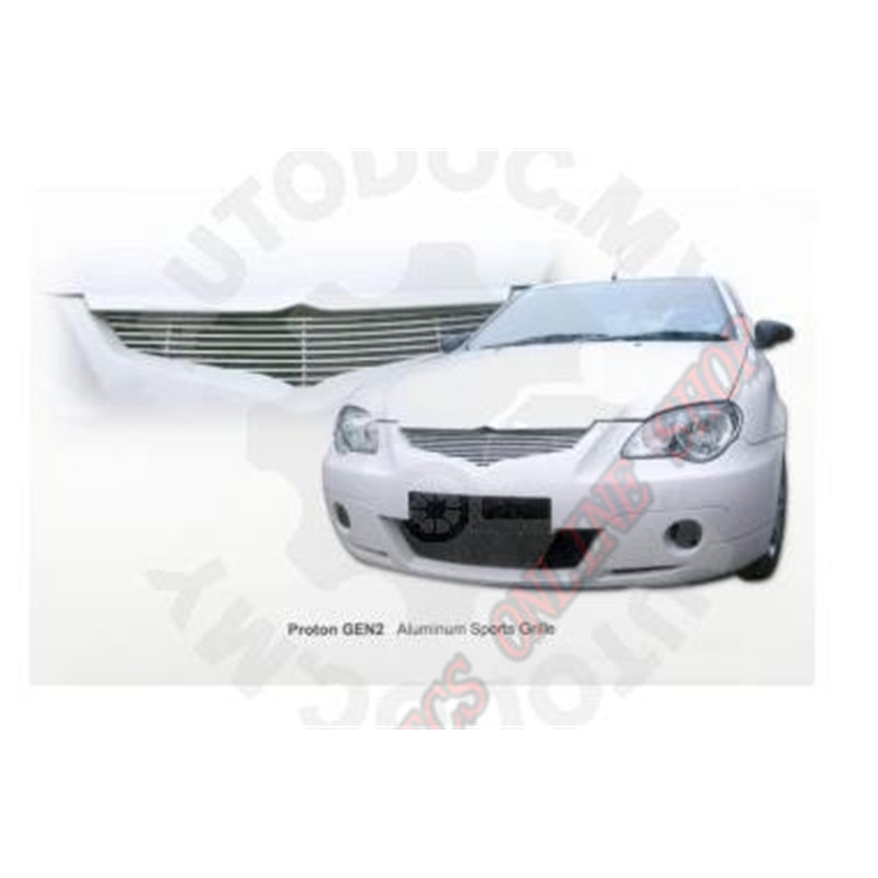 Proton GEN 2 Aluminium Sporty Platinium Black Chrome TOP Front Grille ...