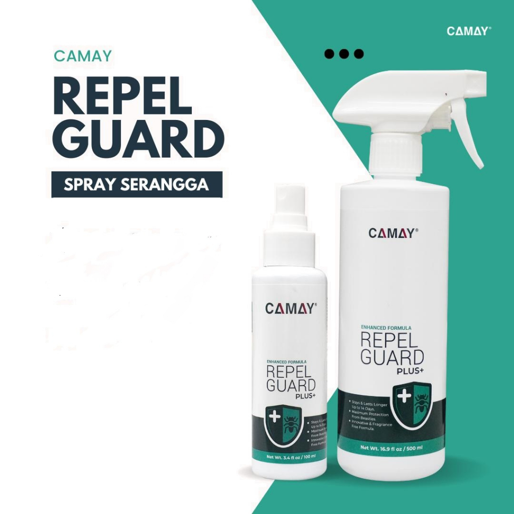Camay Repellent Spray Semburan Cecair Natural Serangga Kutu Semut ...