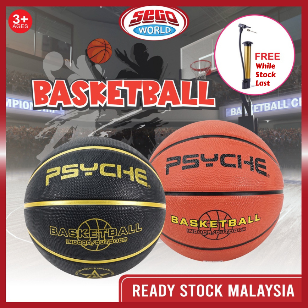 Psyche Size 7 Basket Ball Basketball NBA Match Mainan Budak Bola ...