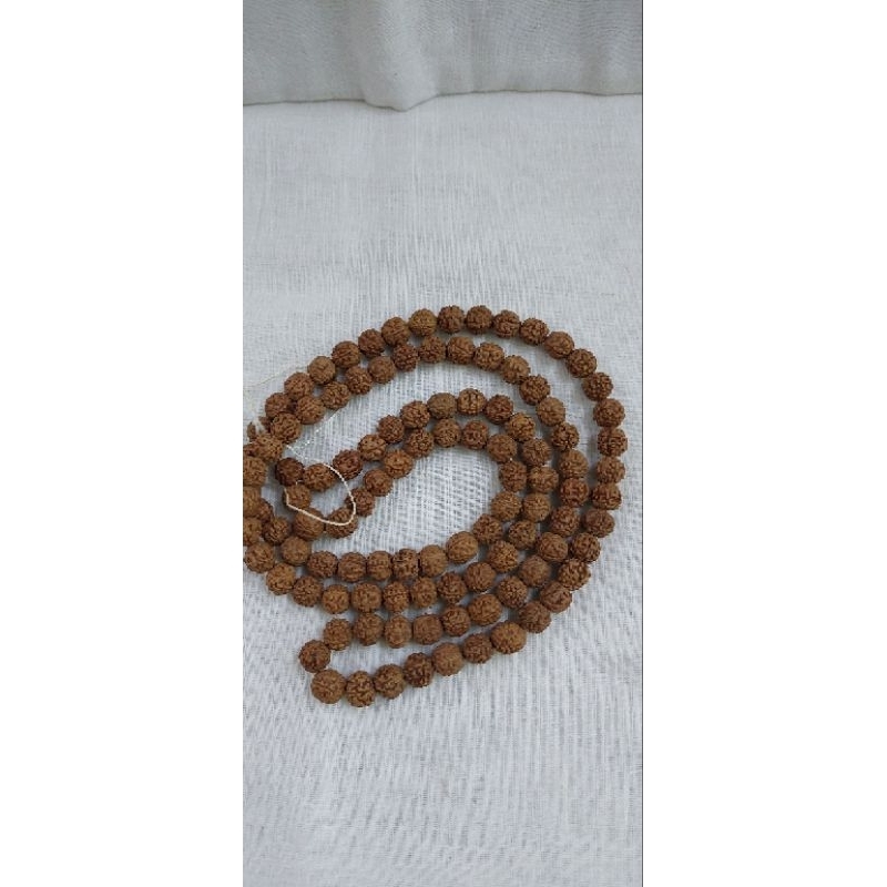 Original Nepal Rudraksha Mala 5 Mukhi 9mm | Shopee Malaysia