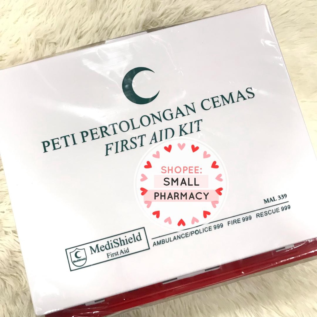 MEDISHIELD Empty First Aid Kit Box (MAL339 / MPL139) | Peti Pertolongan ...
