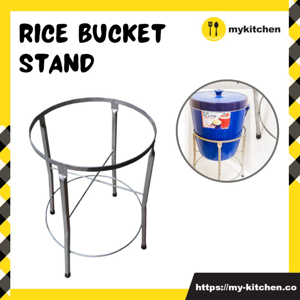 [MY KITCHEN] Rice Bucket Stand Round Rice Rack Stand for Rice Bucket ...