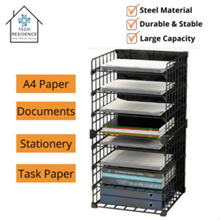 Techresidence A4 Paper Rack Multipurpose Paper Rack Multiple Layer ...