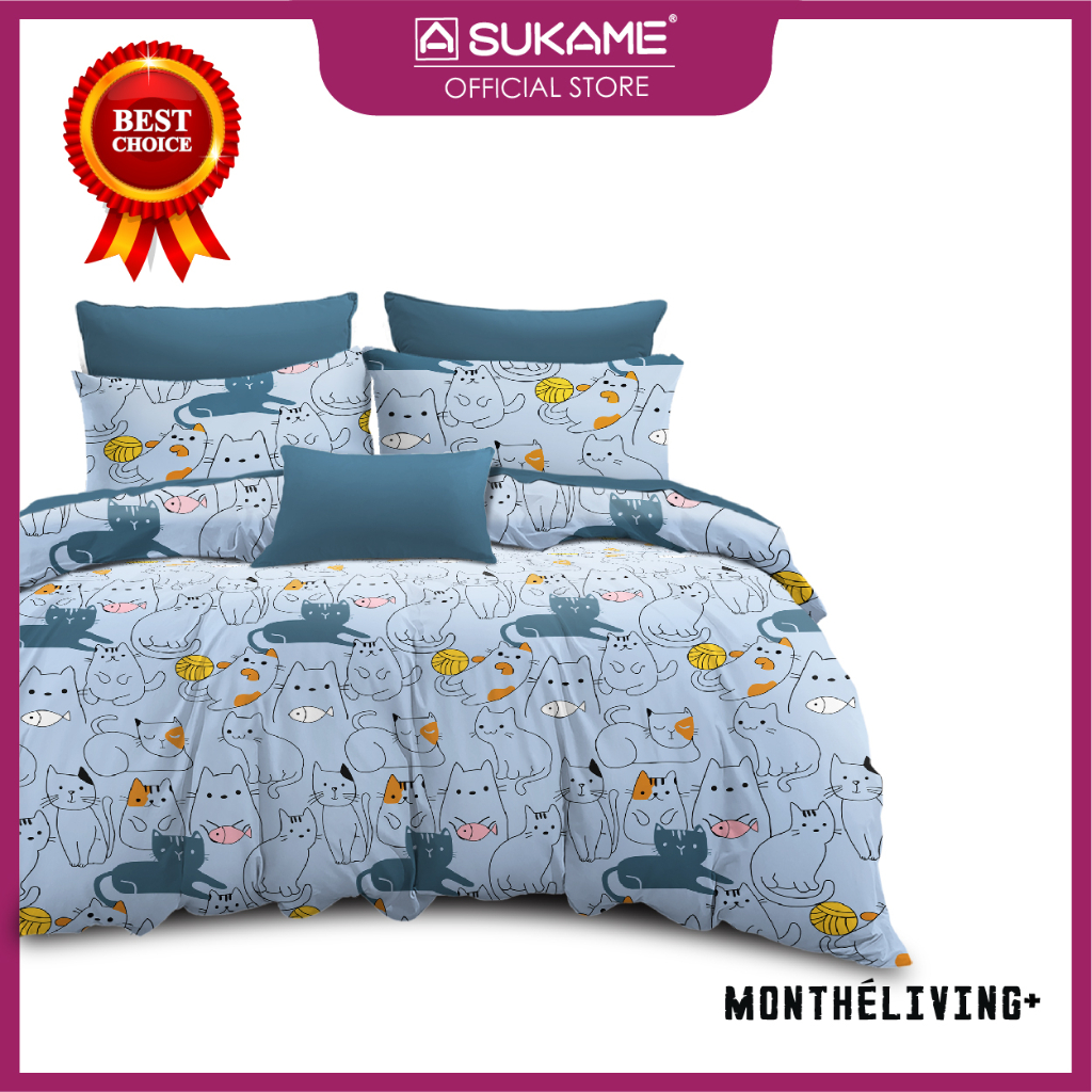 MONTHELIVING Fitted Bedsheet Set [620 Thread Count] / Cadar Tilam Getah ...