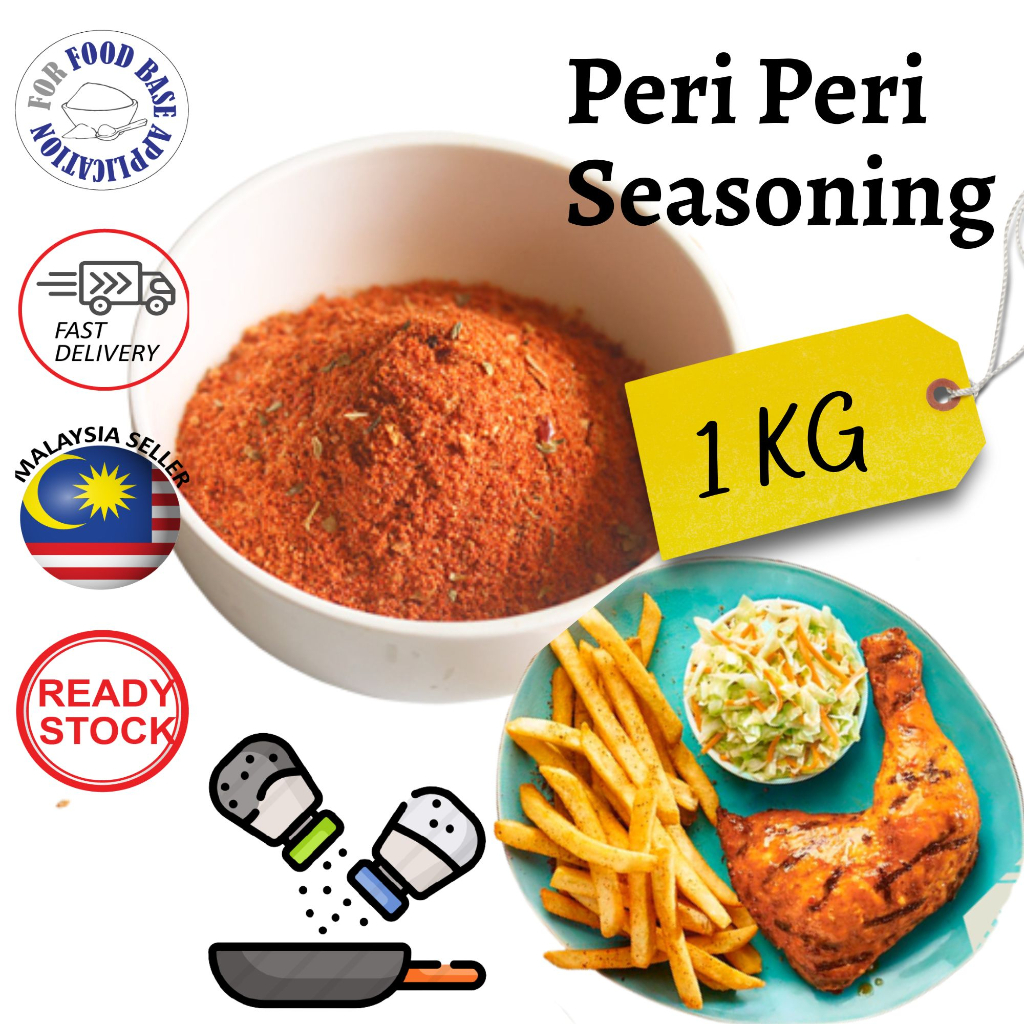 Peri Peri Seasoning Powder 1KG 调味料 Piri Piri Seasoning Spice Mix Nandos ...