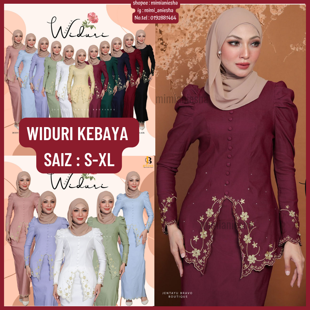 Widuri Kebaya Moden Baju Kebarung Moden Baju Kebarung Sulam Baju Kurung ...