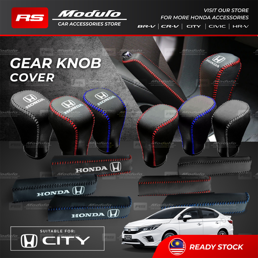 [𝐆𝐄𝐀𝐑 𝐊𝐍𝐎𝐁 𝐂𝐎𝐕𝐄𝐑] 100% Fit Honda NEW CITY 2020 - 2025 Handbrake Car Accessories Bodykit ...