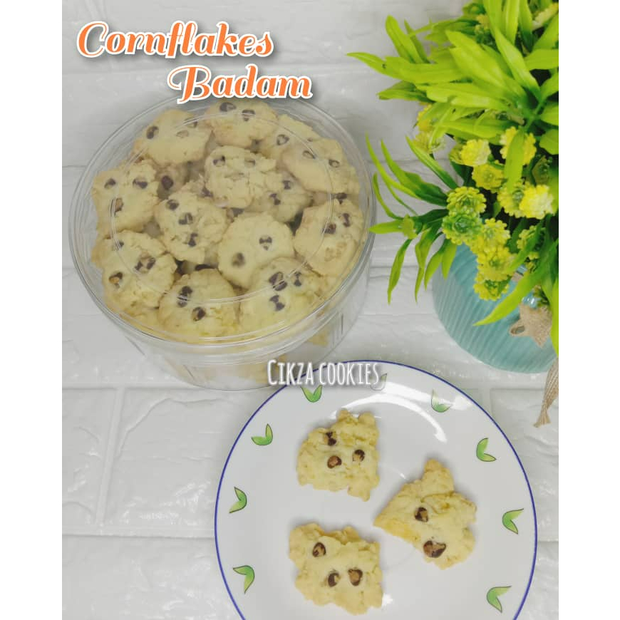 Biskut/ Kuih Raya 2025 Cornflakes Badam | Shopee Malaysia