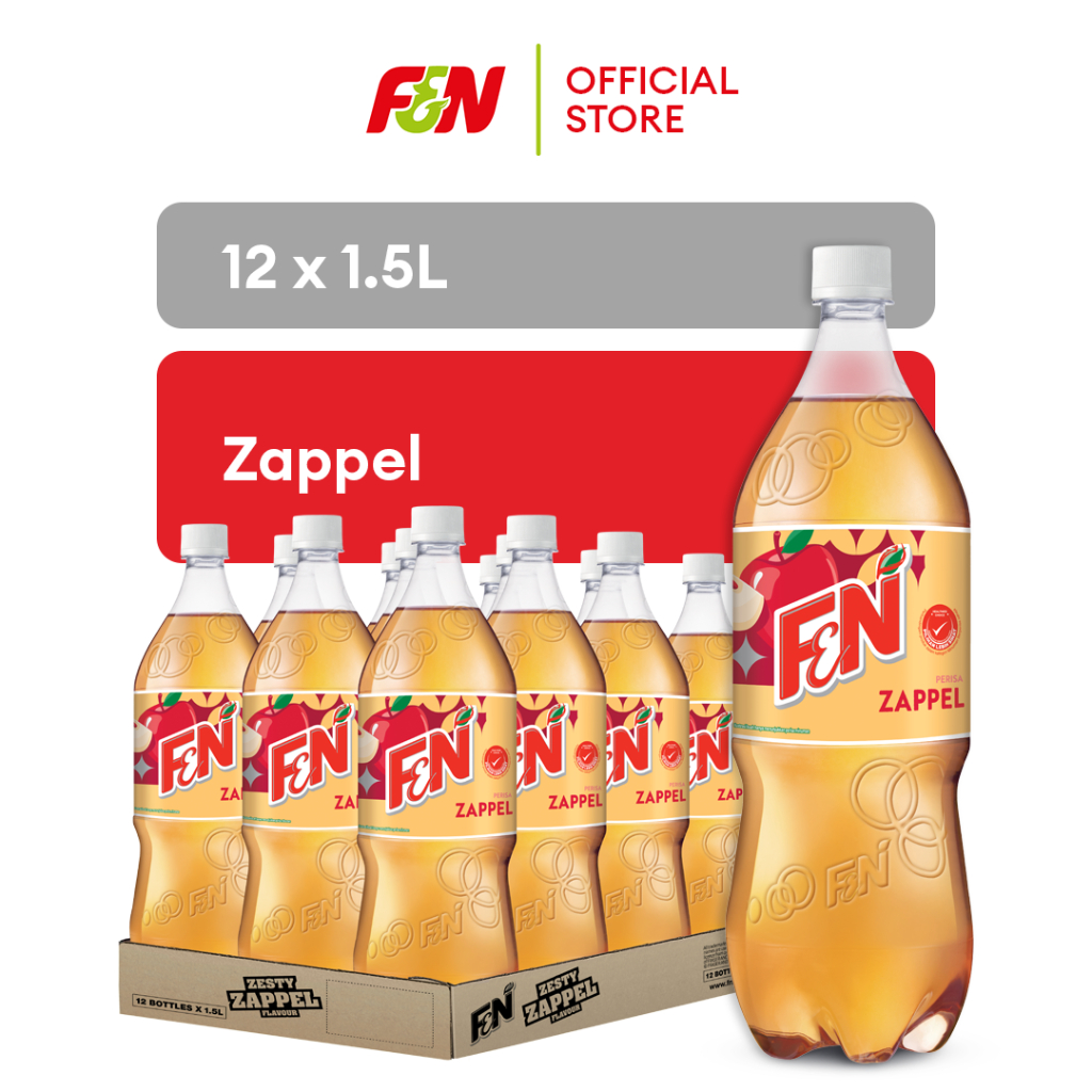 [Carton of 12] F&N Zappel 1.5L | Shopee Malaysia
