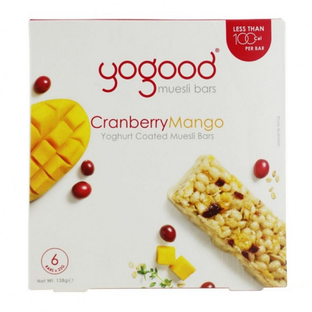 Yogood Cereal Bar Cranberry Mango(138g) | Shopee Malaysia
