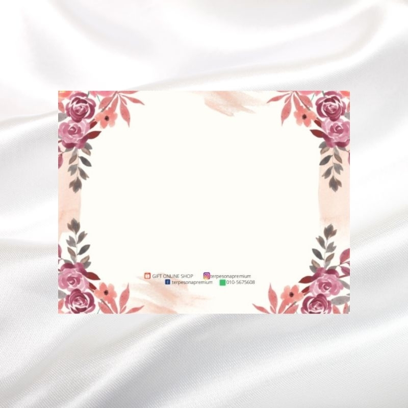 Kad Ucapan / Wish Card (Add On) | Shopee Malaysia