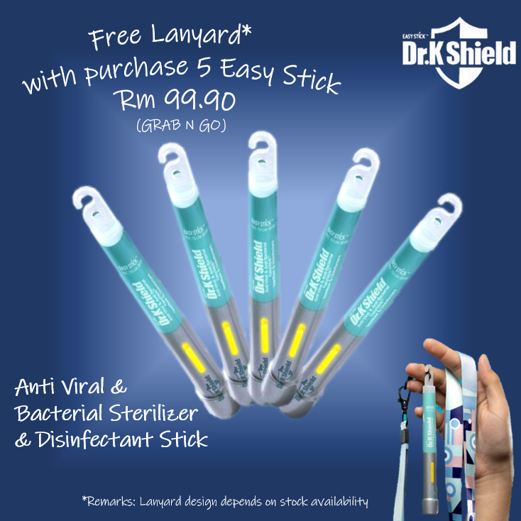 🔥 Dr K Shield 🔥 Easy Stick Anti Viral & Bacterial Sterilizer ...