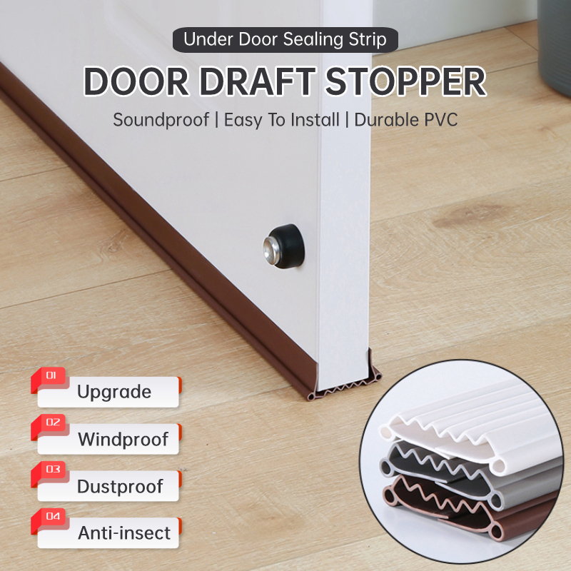 96cm penutup bawah pintu Soundproof Dustproof Door Sealing Strip Anti ...