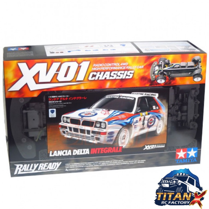 TAMIYA 1/10 4WD XV-01 LANCIA DELTA INTEGRALE EP RALLY CAR KIT | Shopee ...